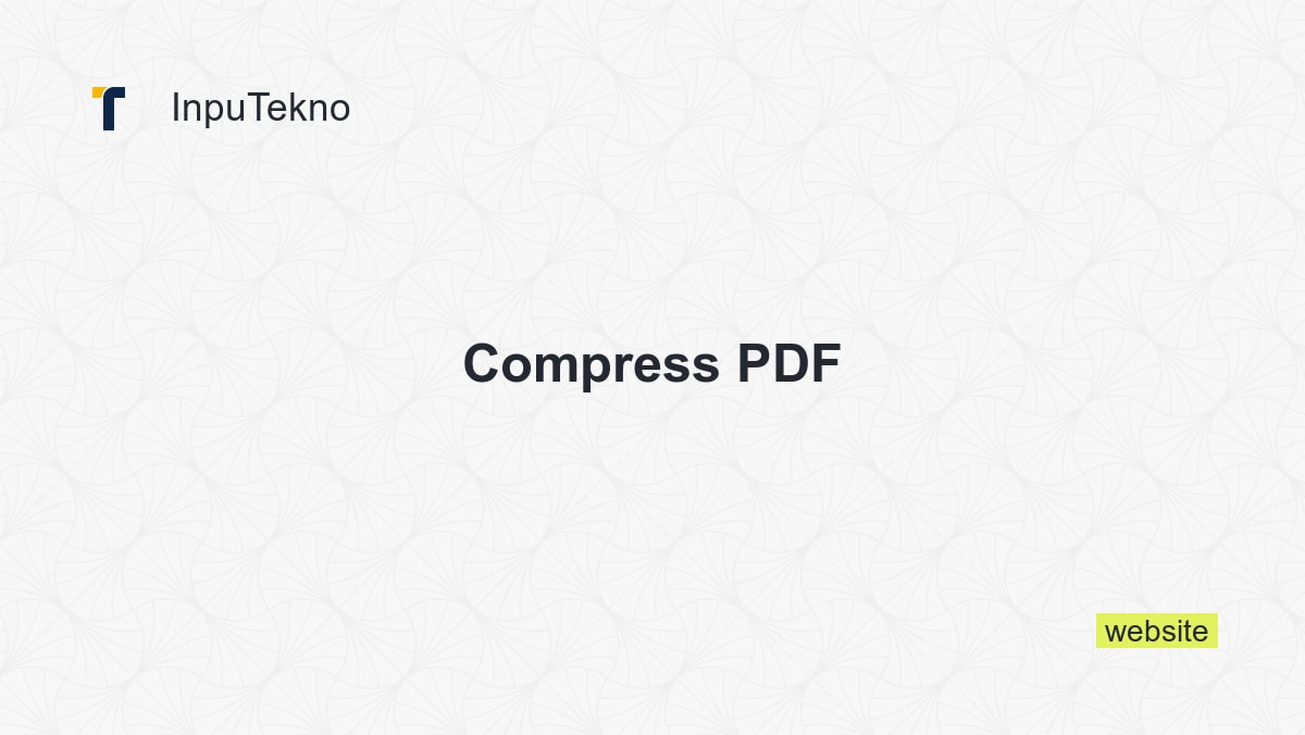 Compress PDF